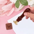 Brass Clay Seal Stamp Set 1Pc Golden Tone Sealing Stamp Solid Brass ...