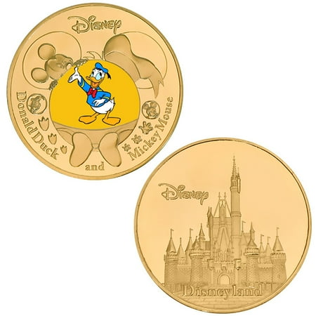 Gprince Mickey Mouse Commemorative Coin With Gift Box Cute Cartoon ...