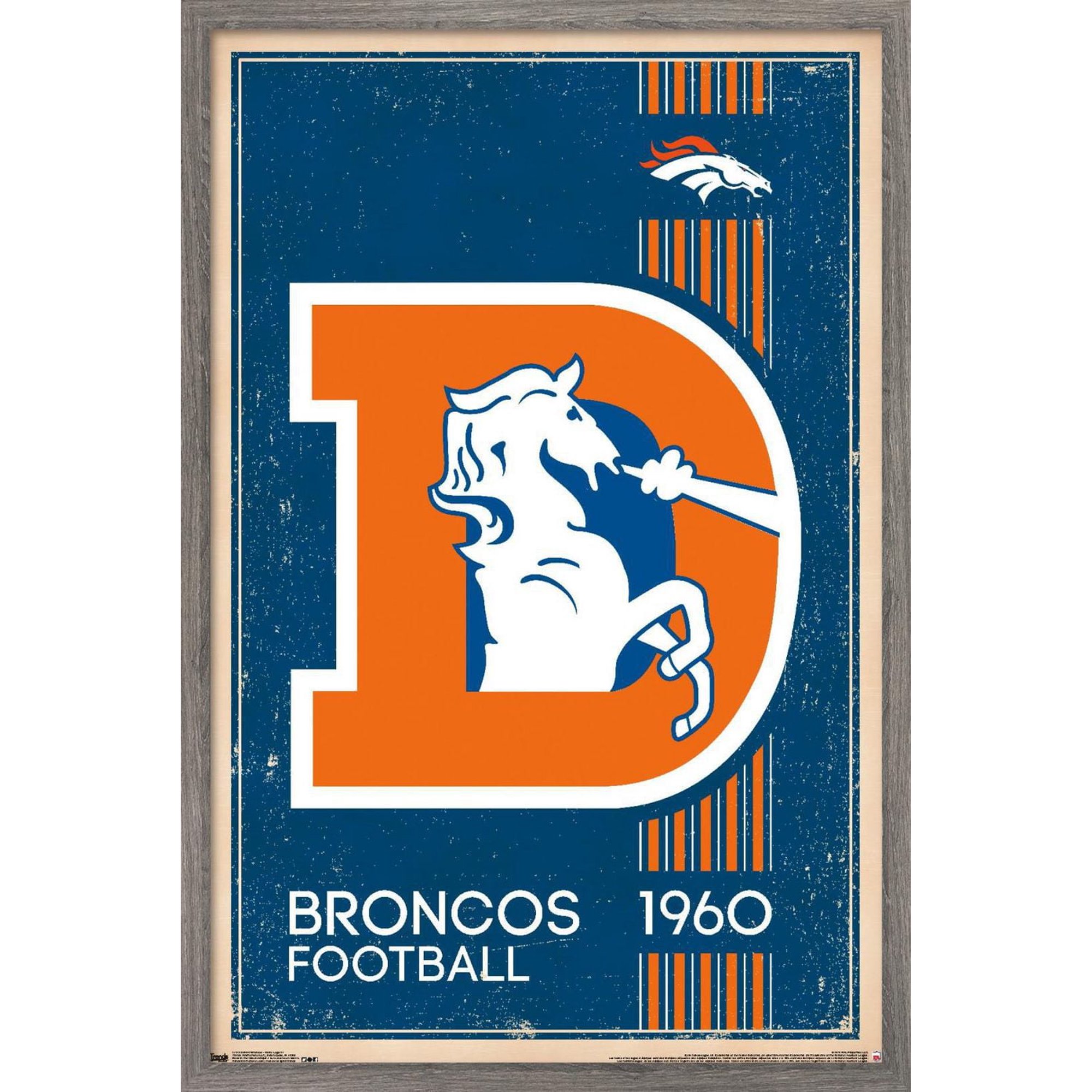 Click here for Trends International Nfl Denver Broncos - Retro Lo... prices