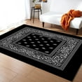 Bandana Pattern Rugs for Bedroom Home Carpet Living Room Sofa Coffee ...