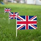 Anley British Union Jack Stick Flag Great Britain 5x8 inch Handheld ...