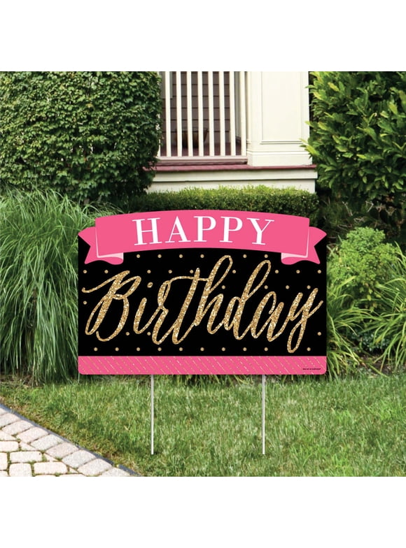 Birthday Yard Signs in Birthday Shop - Walmart.com