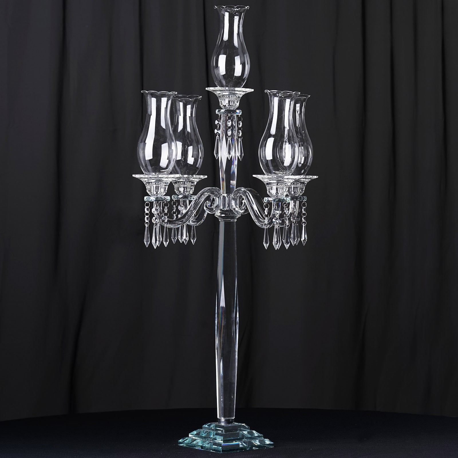 Crystal Hurricane Candle Holder