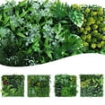 Artificial Plant Wall Reusable Grass Backdrop Wall Panel Plastic Garden ...
