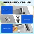 Freestanding Double Bowl Stainless Steel Utility Sink 35"x20"x12" NSF ...