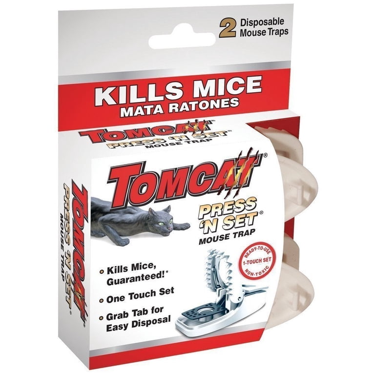 TOMCAT Press 'N Set Mouse Traps In The Animal Rodent, 60% OFF