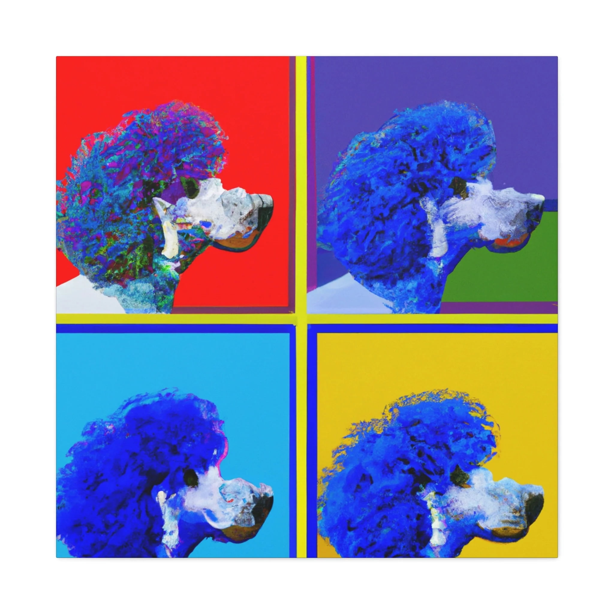 Poodle Pop Art Fabulous - Canvas - Walmart.com