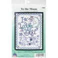 Design Works Counted Cross Stitch Kit 5"X7"-To The Moon (14 Count ...