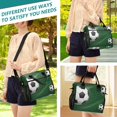 ALAZA Soccer Balls Print Cooler Lunch Bag Insulated Reusable Lunch Tote ...