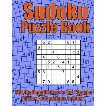 Sudoku Puzzle Book For Adults: 100 Large Print Medium Puzzles to ...