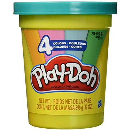 Hasbro Play-Doh 2-Lb. Bulk Super Can of Non-Toxic Modeling Compound ...