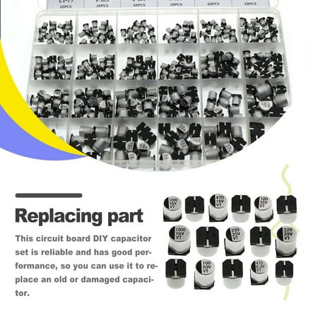 400 Pieces/Set 24-values Capacitors Circuit Electric Appliance Board ...