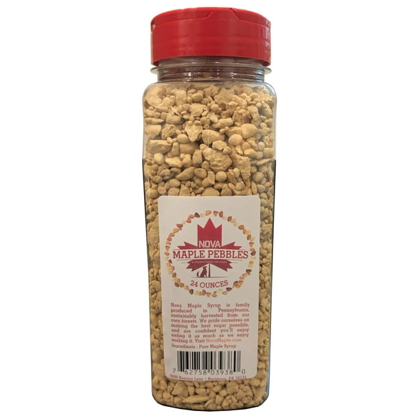 Nova Maple Sugar Pebbles - Pure Maple Syrup Sugar Chunks and Sprinkles ...