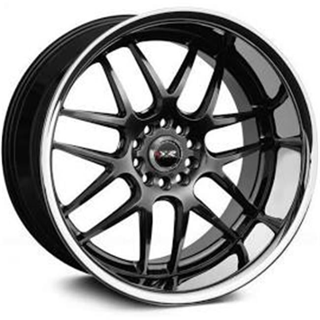 Primax P49-52778542N 17 x 8.25 in. Chromium Wheel Rims with 5 x 100 mm Outer Shell, Black ...