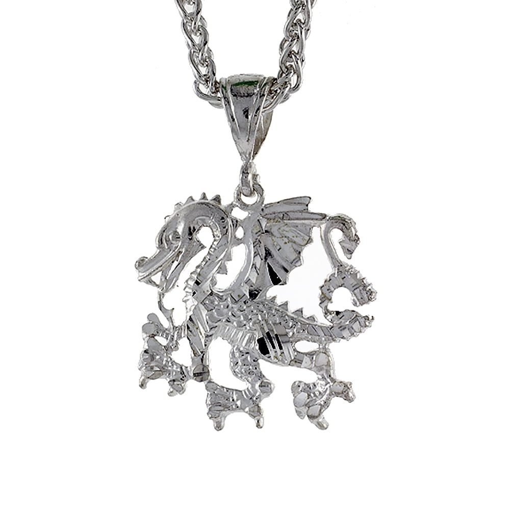 Silver Dragon Charm