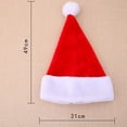 Adult Christmas Santa Claus Hat, Plush Santa Cap, Velvet Headwear ...