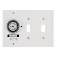 Intermatic KM2ST-1G 24-Hour Time Switch, In-Wall, White - Walmart.com