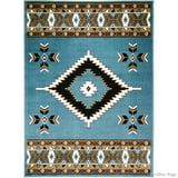 Allstar Light Blue Woven High Quality Rug. Traditional. Persian. Flower ...