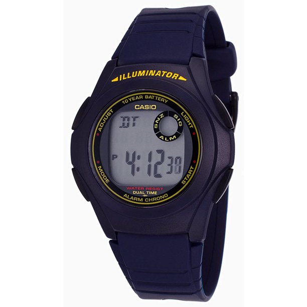 Casio - Men's Digital Watch, Blue - F200W-2B - Walmart.com - Walmart.com