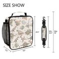 ALAZA Geometric Dinosaur Cartoon Lunch Box Insulated Cooler Lunch Bag ...