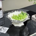 Ceramic Fruit Bowl Decorative Serving Platter for Living Room Coffee ...