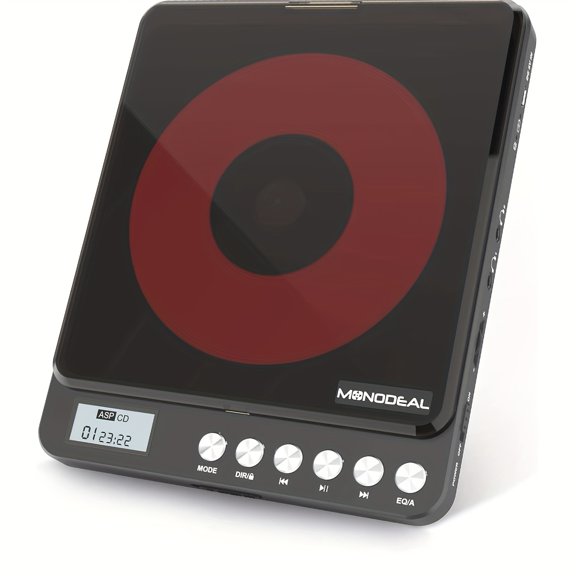 Portable Electric CD Player with AM-FM Stereo, Radio Cassette Combo ...