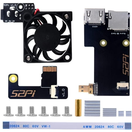 GeeekPi 1U Rack Accessories for Raspberry Pi 4B, Raspberry Pi Fan ...