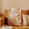 Affixzi Citrus Fruit Wall Art Print, Pastel Colorful Pop Art Orange ...
