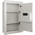 Wall-mounted safe with keyboard and 2 manual reset keys – protects ...