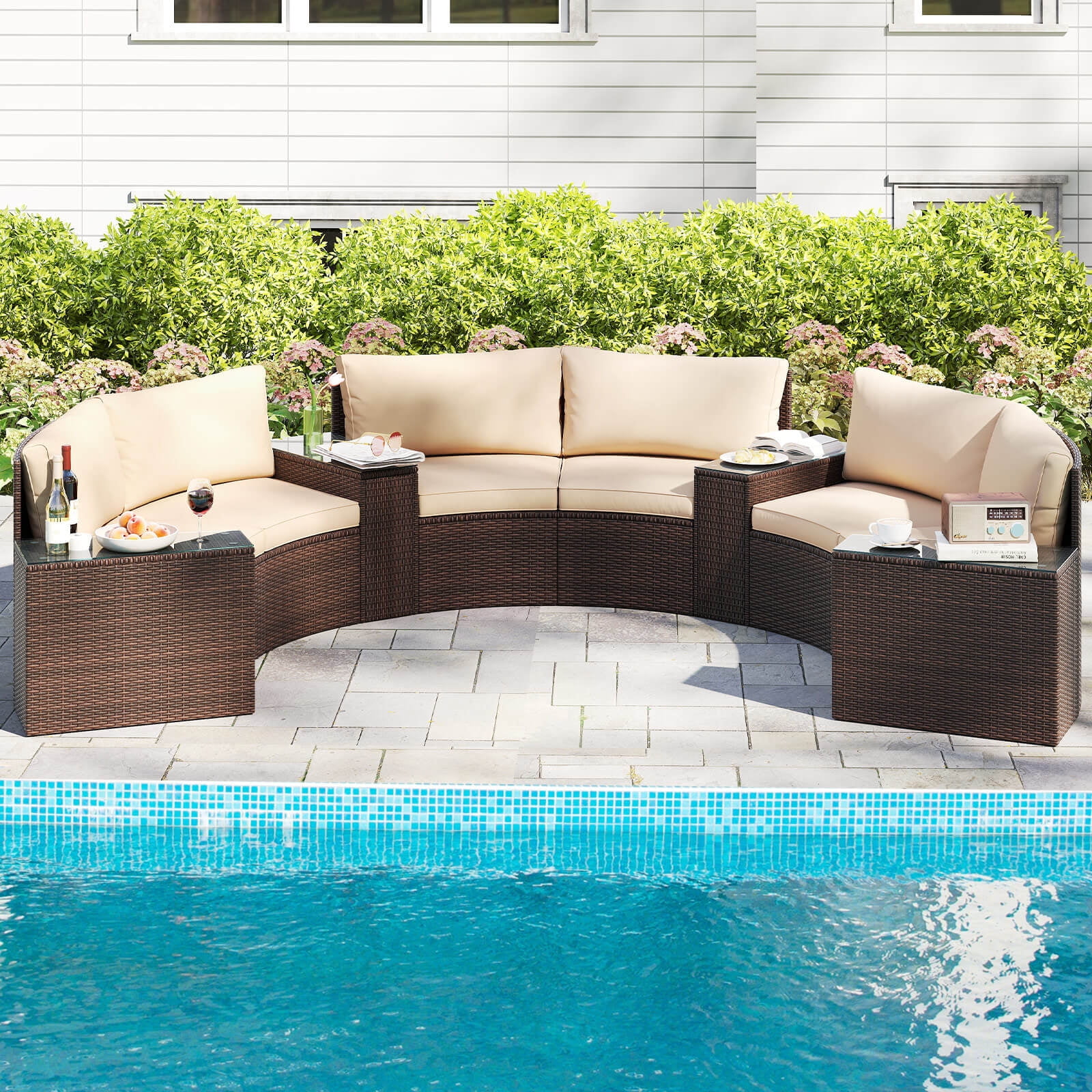 Click here for Costway 7 Pcs Patio Furniture Set With Tempered Gl... prices