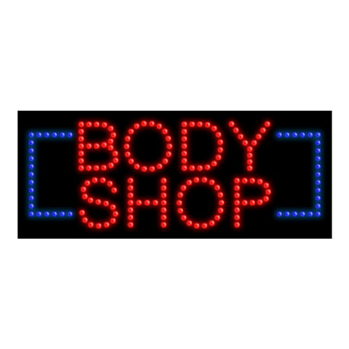 Body Shop-LED Dots Sign Made in USA - Walmart.com