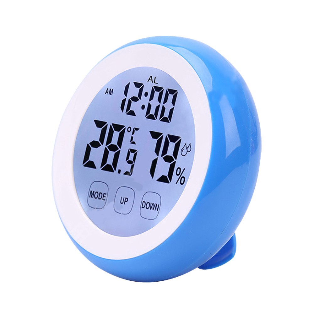 Touch screen alarm clock, round seat clock, electronic hygrometer clock ...