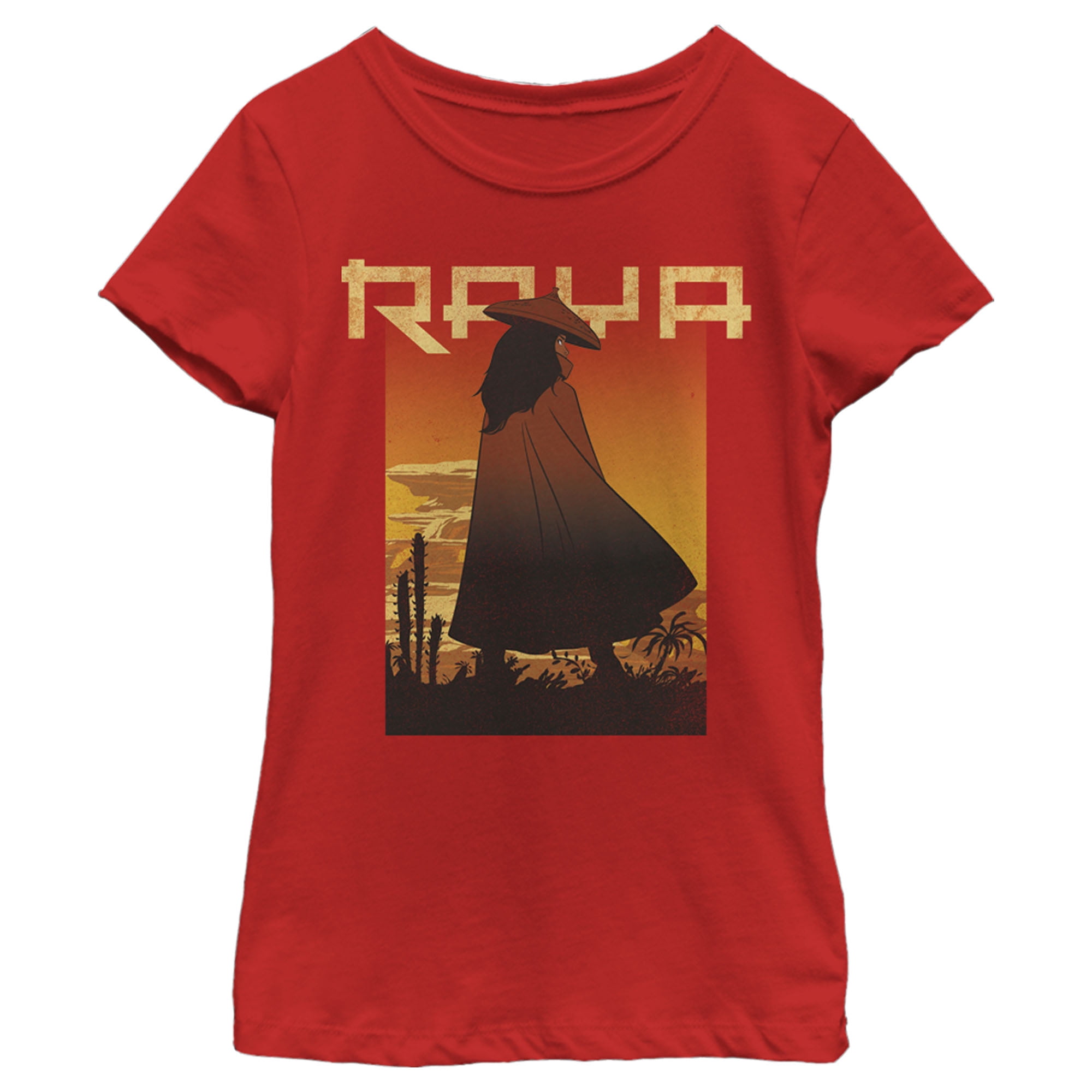 Girl's Raya and the Last Dragon Desert Raya Graphic Tee Red X Large ...
