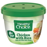 (2 pack) Healthy Choice Chicken With Rice Soup, Microwave Bowl, 14 oz ...