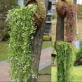 Artificial Hanging Ivy Garland Plants Vine Foliage Flower Wisteria Home ...