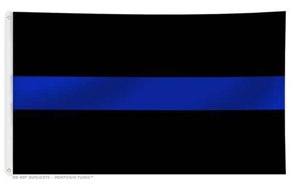 Thin Blue Line Flag - 4 ft X 6 ft - Walmart.com