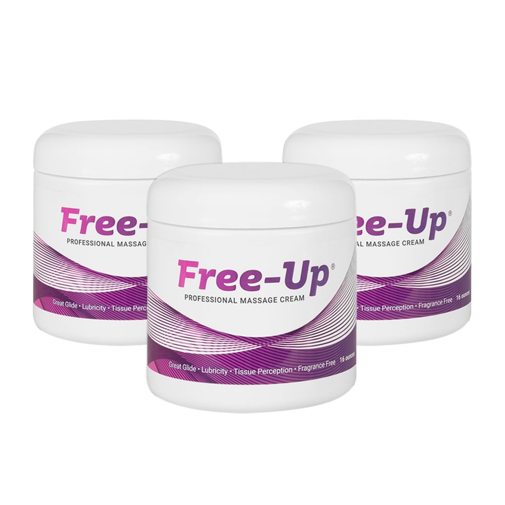 PrePak Products Free-Up Massage Cream Unscented 16 oz. Jar - 3 Pack ...