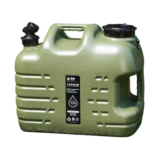 Water Container with Spigot Water Storage Barrel Water Bucket for ...