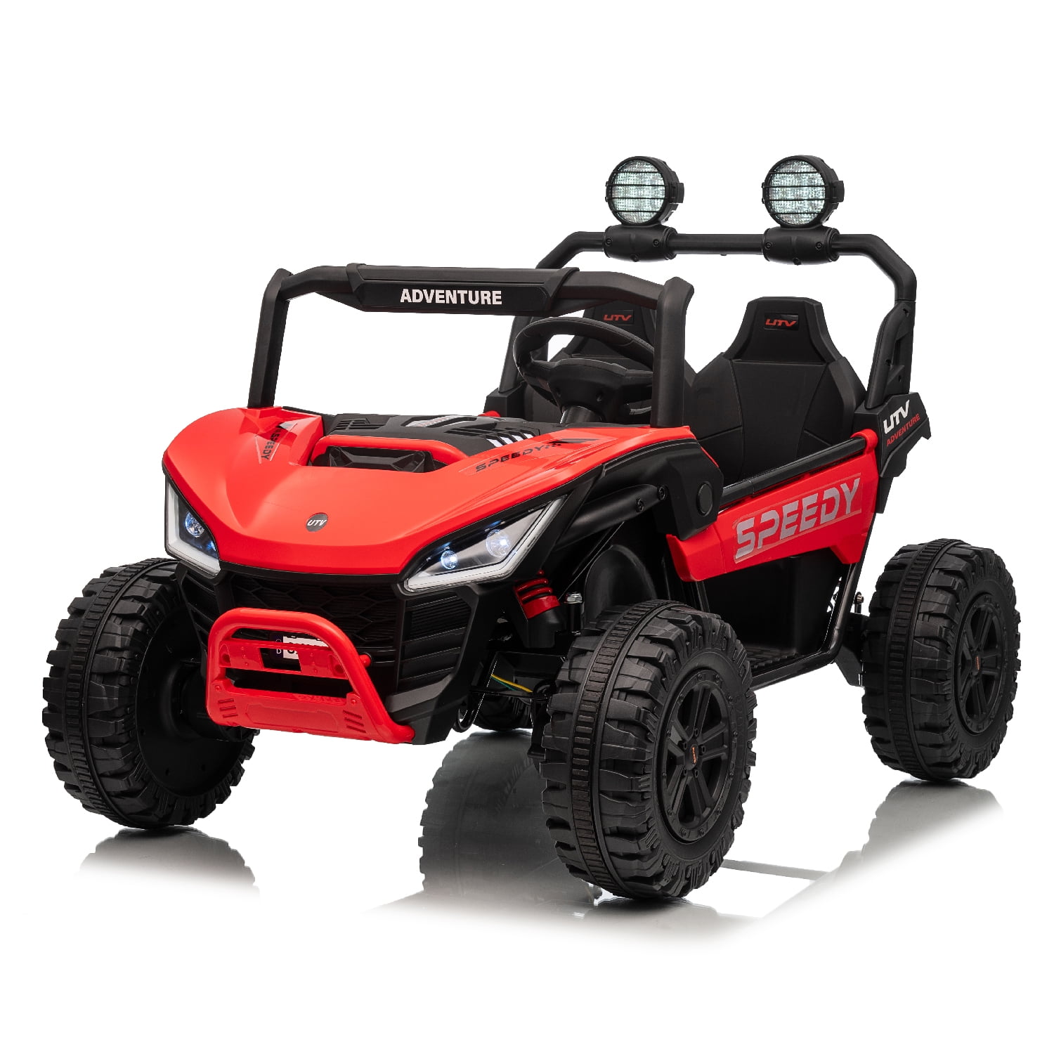 Click here for Voltz Toys Premium 24v Kids Utv Ride-On - Dual Sea... prices