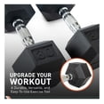 Hex Dumbbell Pair – Rubber Coated – Strength Training Weights for Home ...