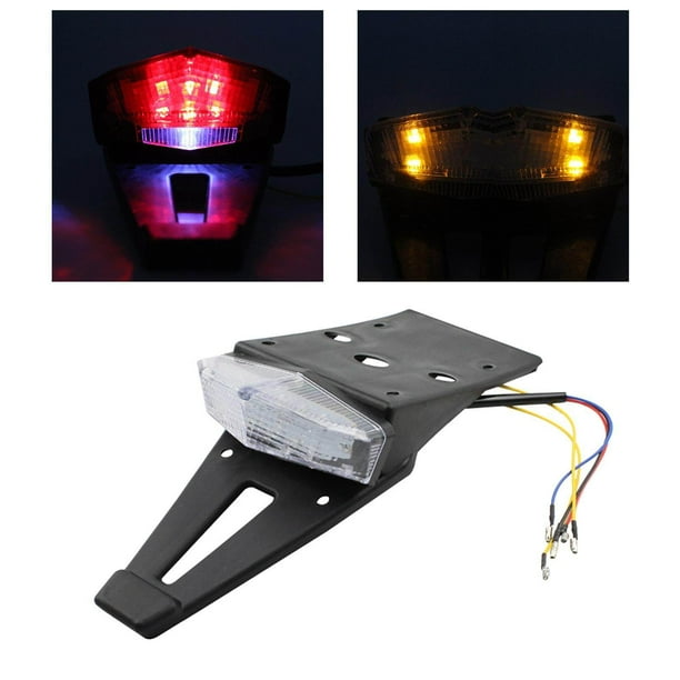 pitrice Motorcycle Brake Tail Light Signal Stop Lights for Motorbikes ...