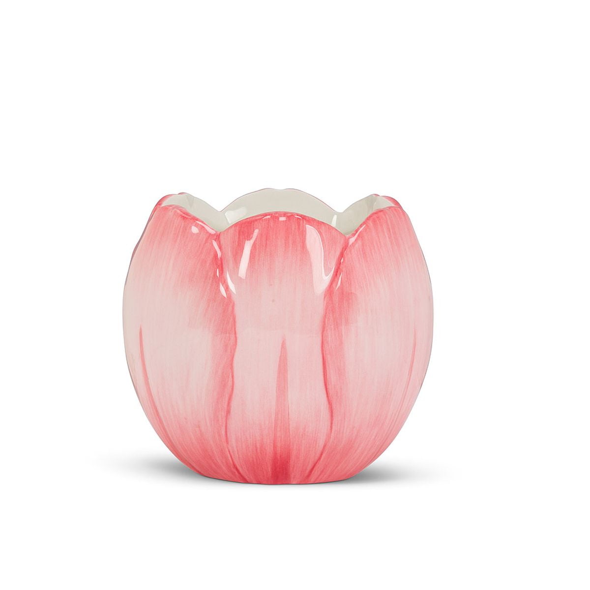 Small Pink Tulip Bowl - Walmart.com