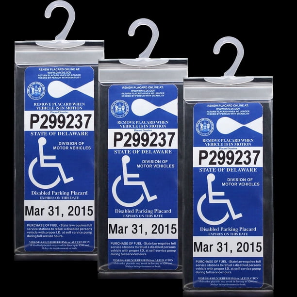 Handicap Placard Protector