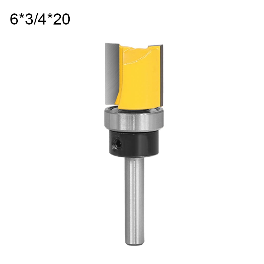 1Pc Router Bit - 1/4inch/6mm Shank Template Flush Trim Hinge Mortising ...