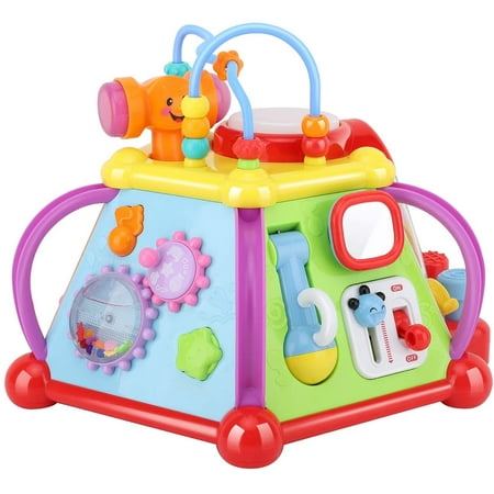 Musical Activity Cube Play Center, Multiple Functions Baby Toy Center ...