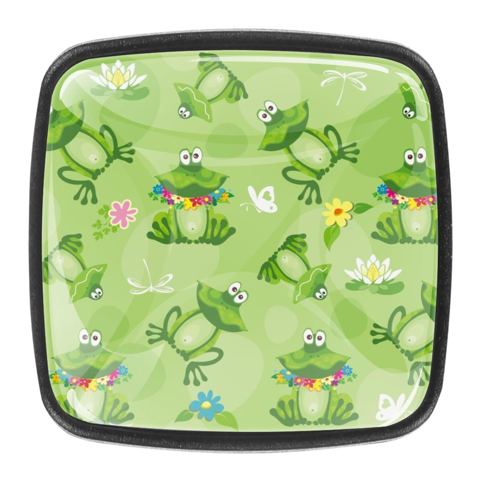 4 Pcs Square Cabinet Handle Cupboard Knob Drawer Pulls Handle Water ...