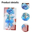 4Pcs Metal Bookmark Rose Shape Bow Bookmark Hollow Out Book Mark Office ...