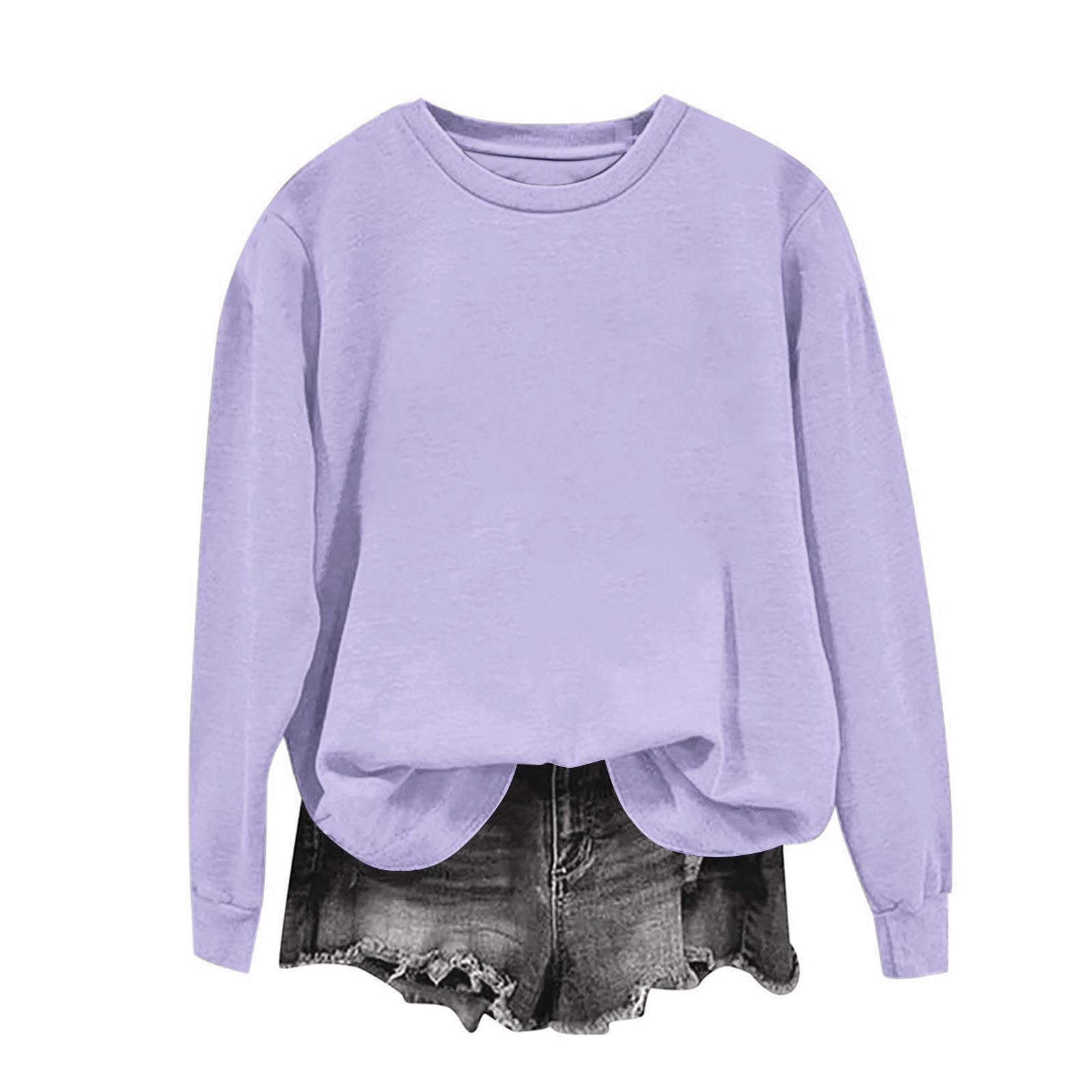 Click here for Milgrthf Fall Sweatshirts For Girl Basic Trendy Lo... prices