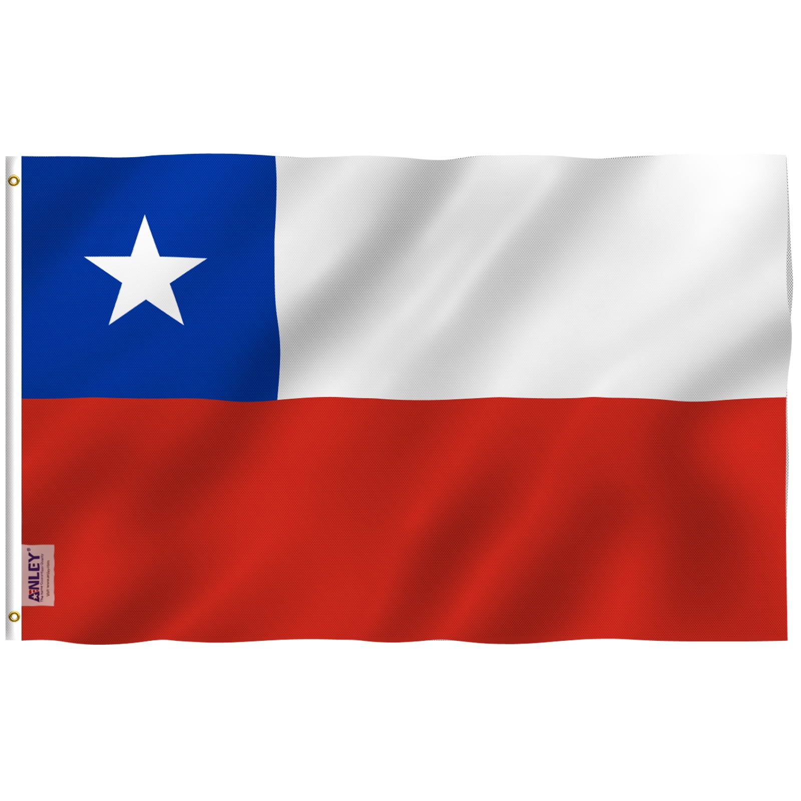 Anley 3x5 foot Chile Flag - Chilean Flags Polyester - Walmart.com