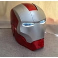 Guvpev Superhero Helmet 1:1 Collectible Wearable Mask with LED Lighting ...